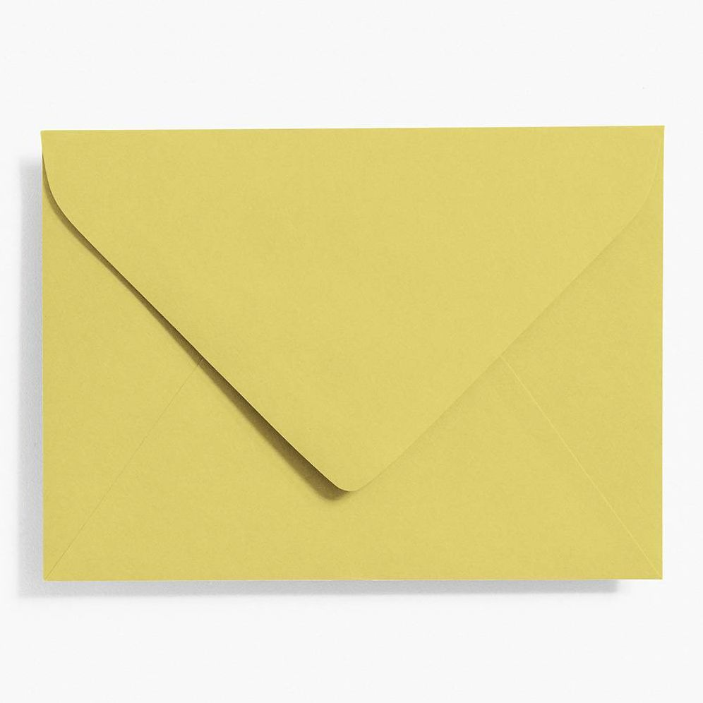 A7 Chartreuse Envelopes | Paper Source