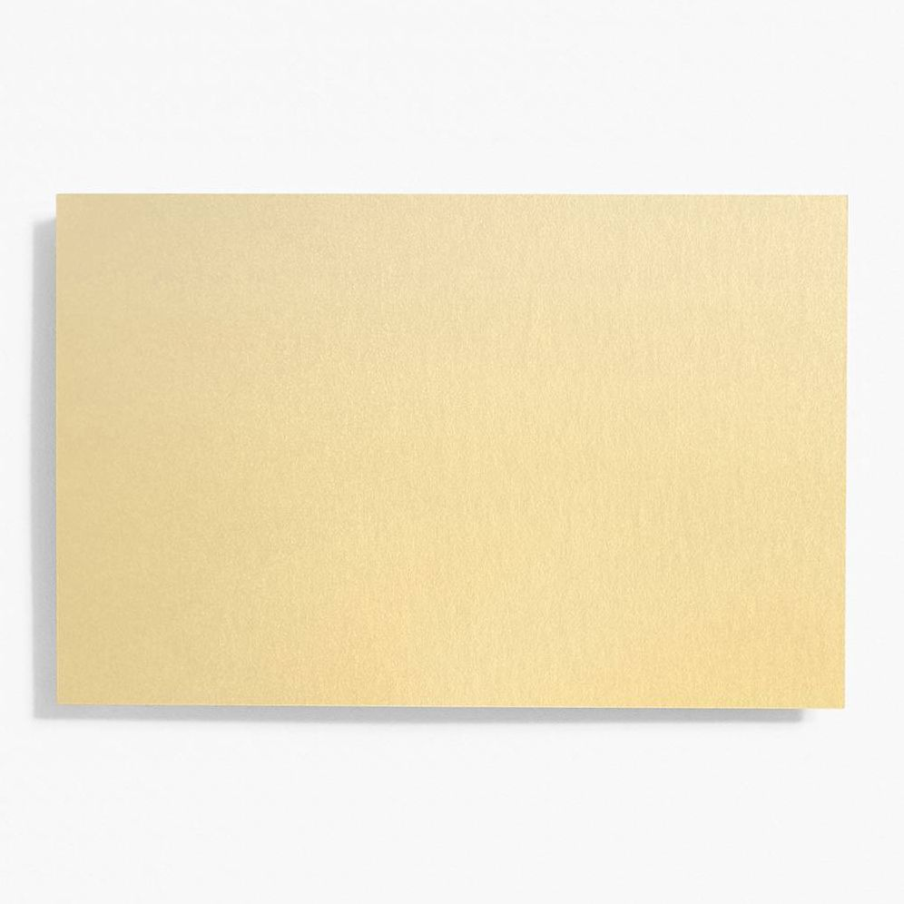 A9 Shimmer Gold Note Cards | Paper Source