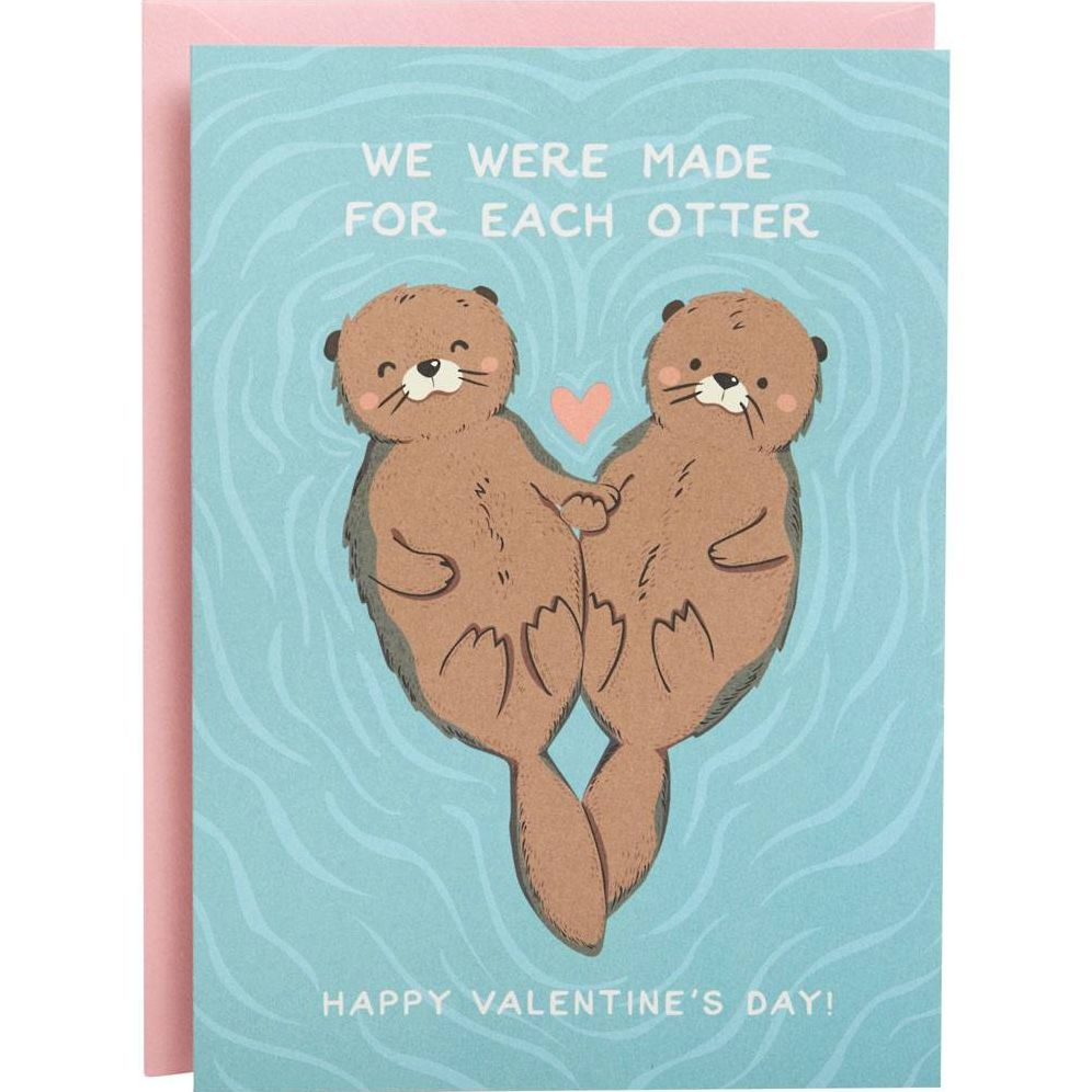 Made For Each Otter Valentine Card | Paper Source