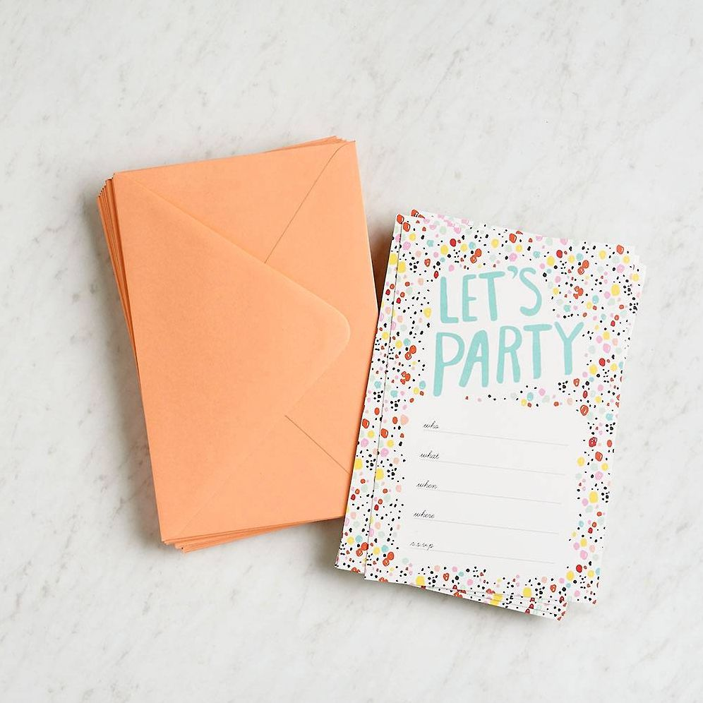 Sprinkles Confetti Fill-In Invitations | Paper Source