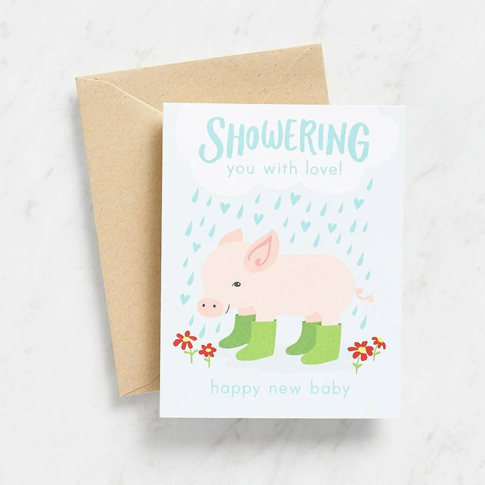 Showering You With Love Baby Card | Paper Source