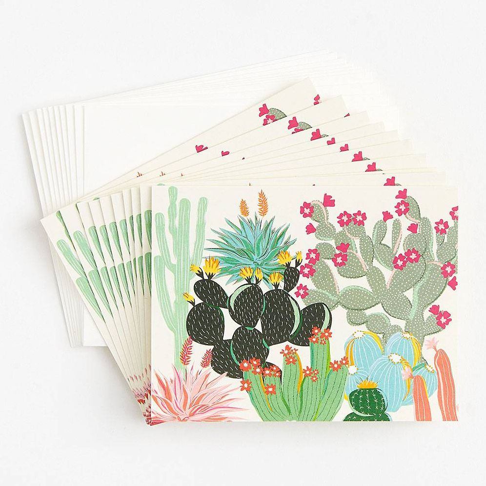 Colorful Cacti Stationery Set | Paper Source