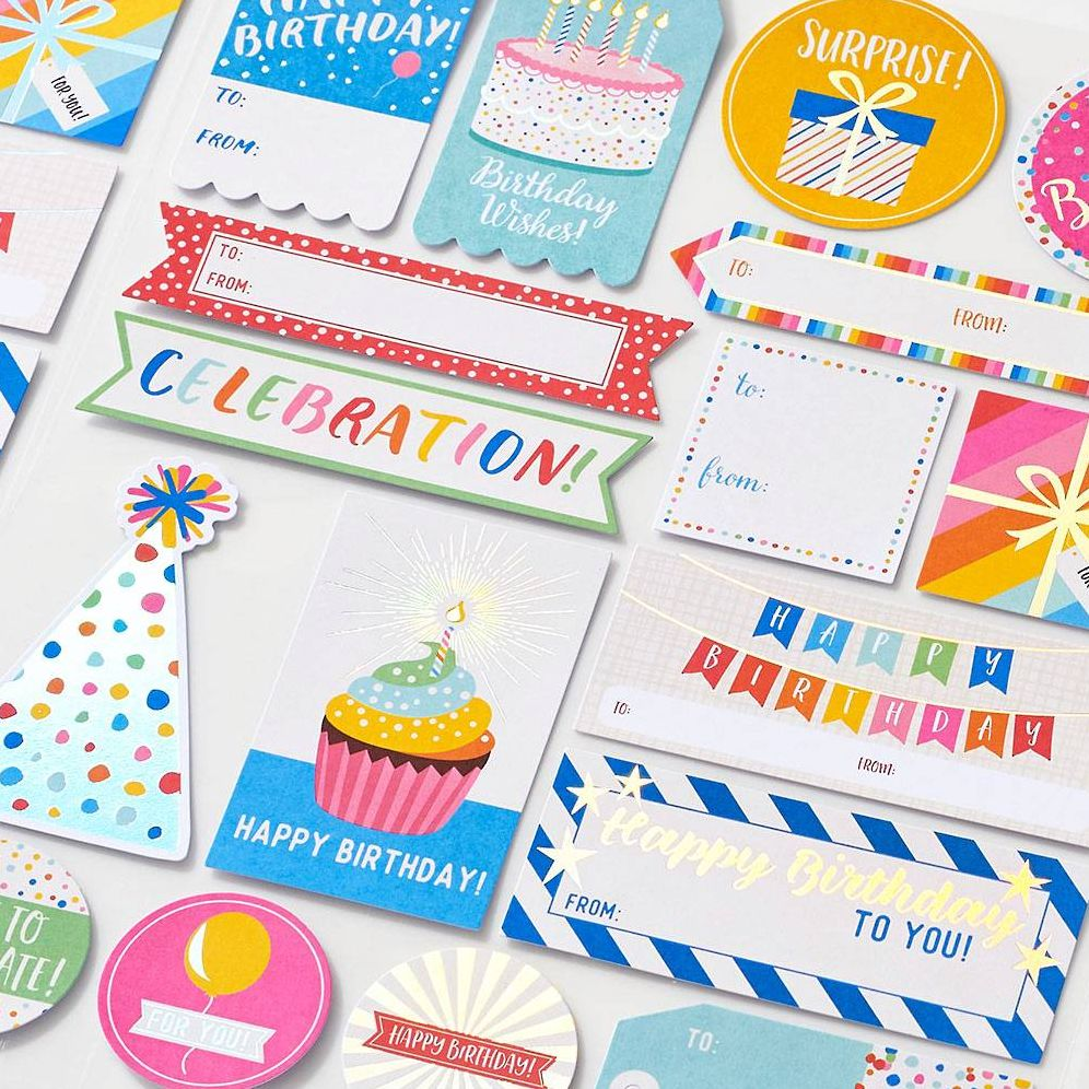 Birthday Gift Labels | Paper Source