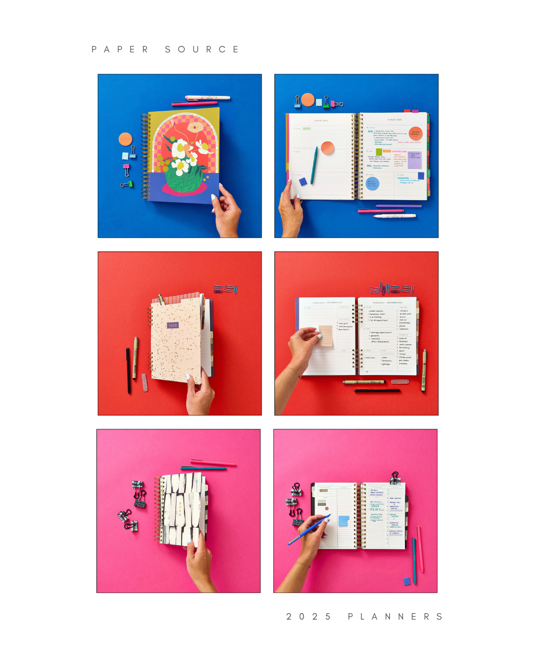 Tour Our Top-Selling Paper Source Academic Planners | Paper Source