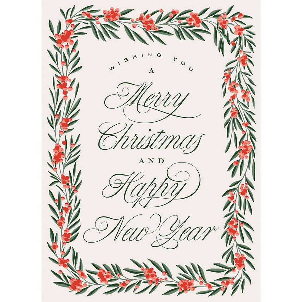 MC Happy New Year Classic Christmas | Paper Source