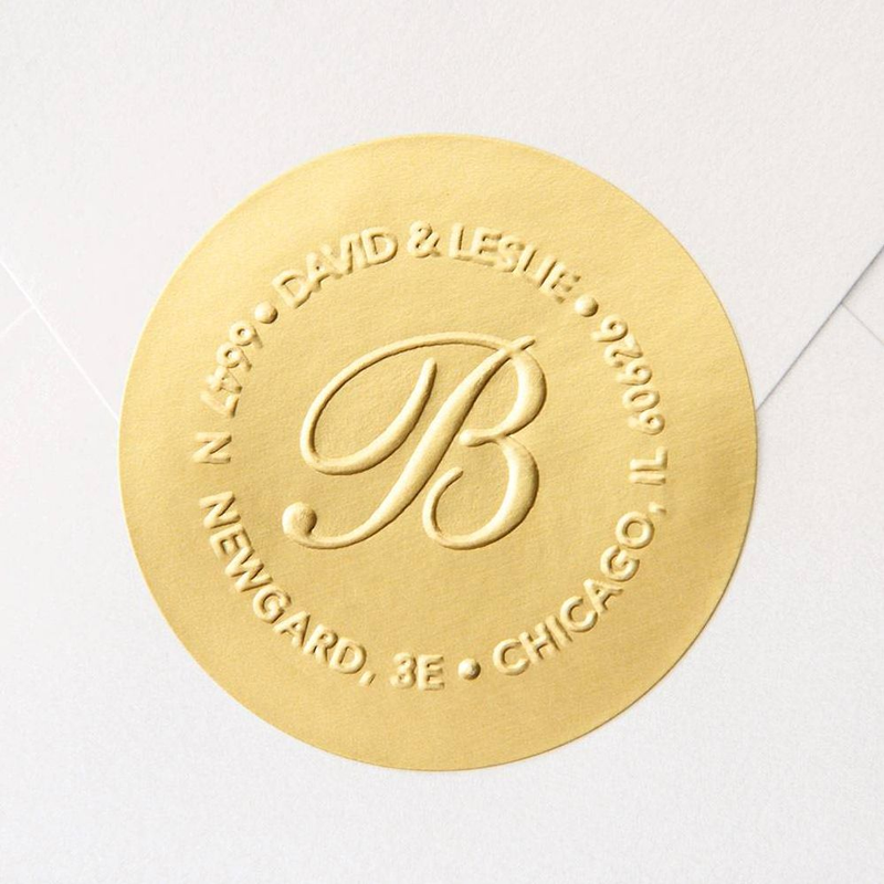 Gold Embosser Foil Seals | Paper Source