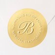 Gold Embosser Foil Seals | Paper Source
