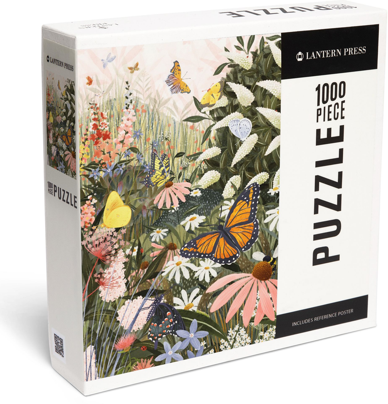 Butterfly Garden 1000 Piece Puzzle | Paper Source