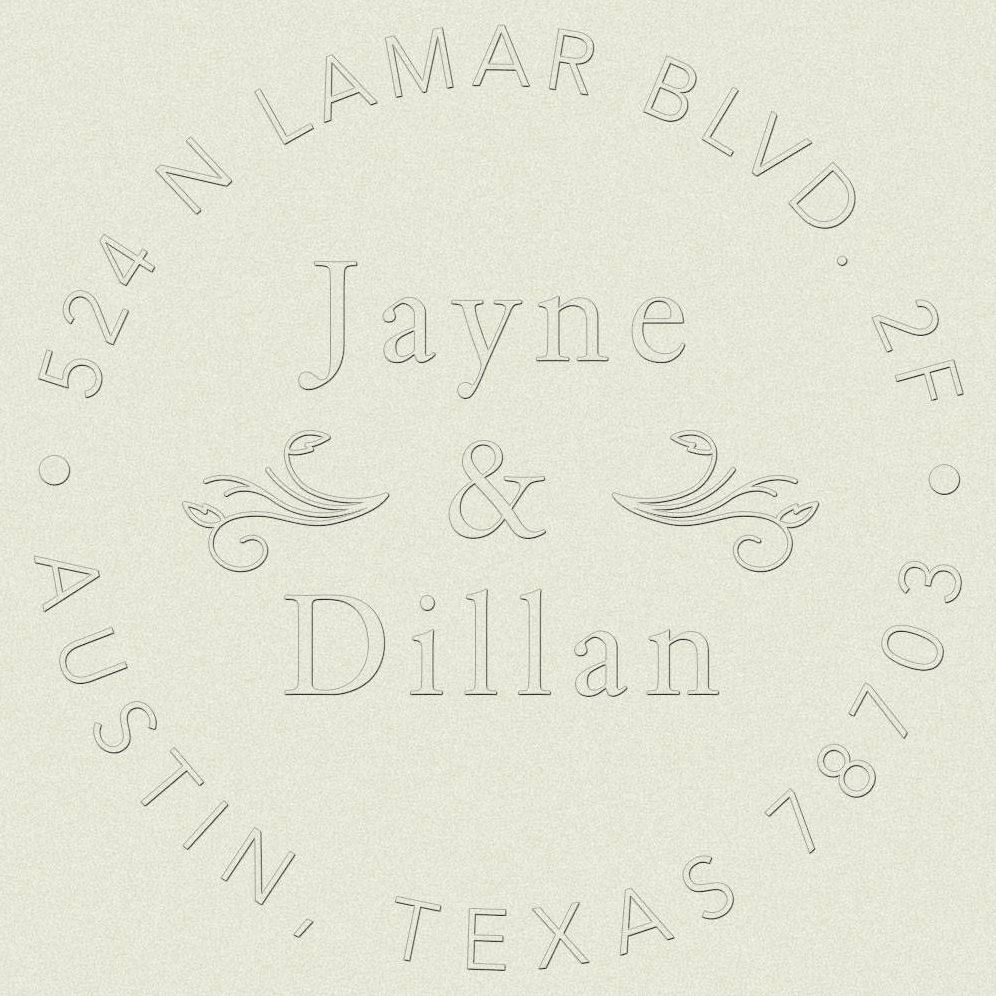 Bistro Detail Custom Embosser Plate