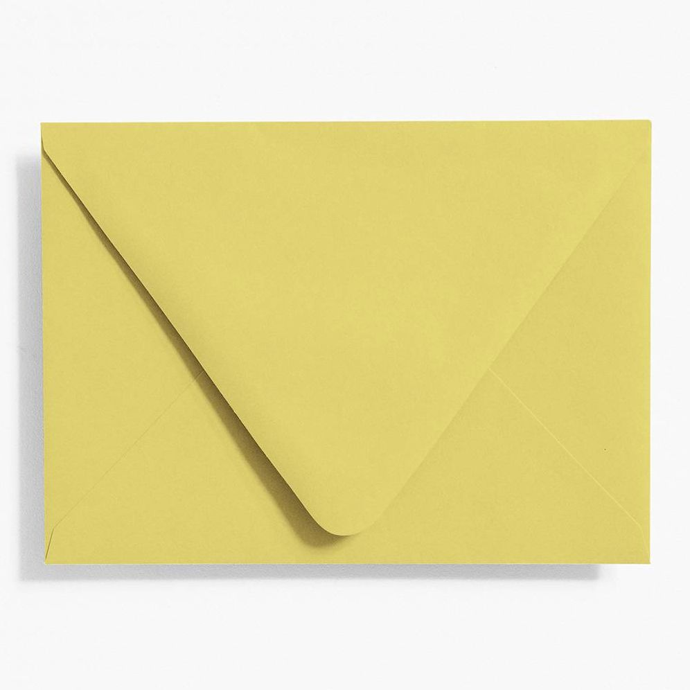 A6 Chartreuse Envelopes | Paper Source