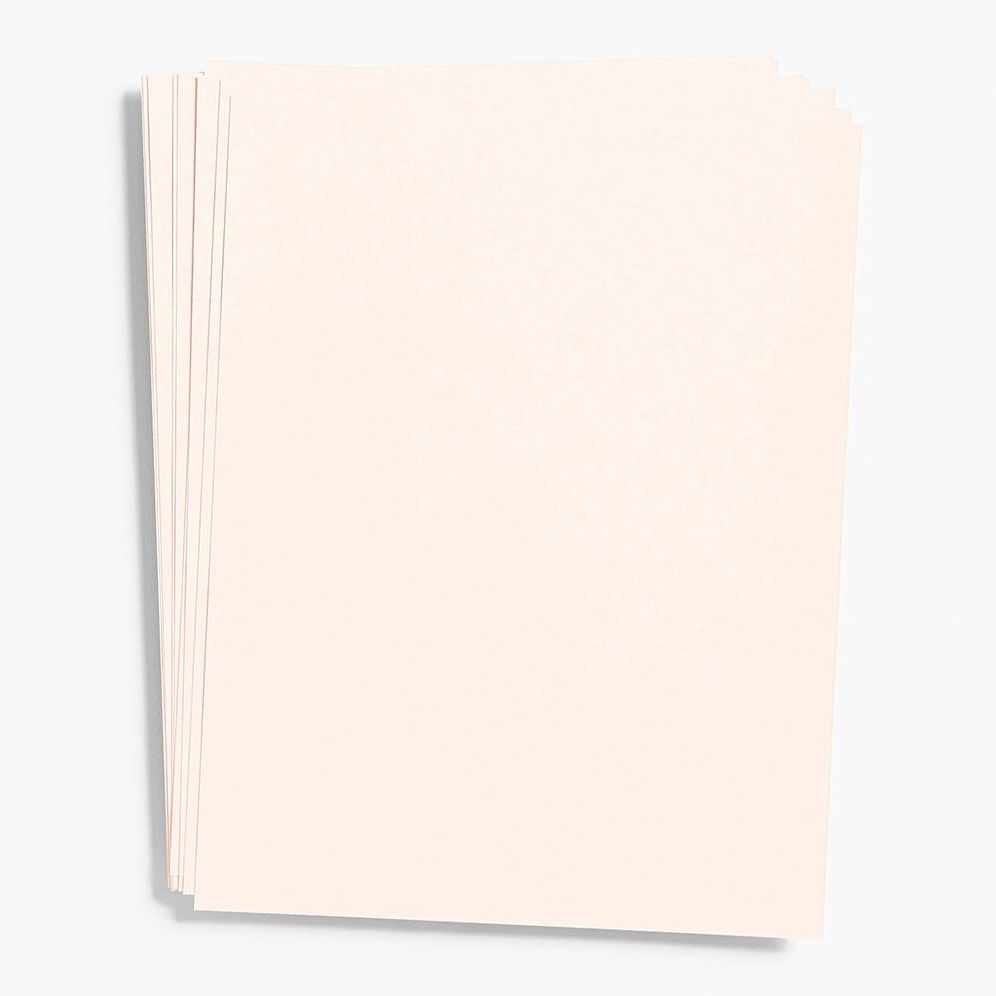 Luxe Blush Paper 8.5" x 11" | Paper Source