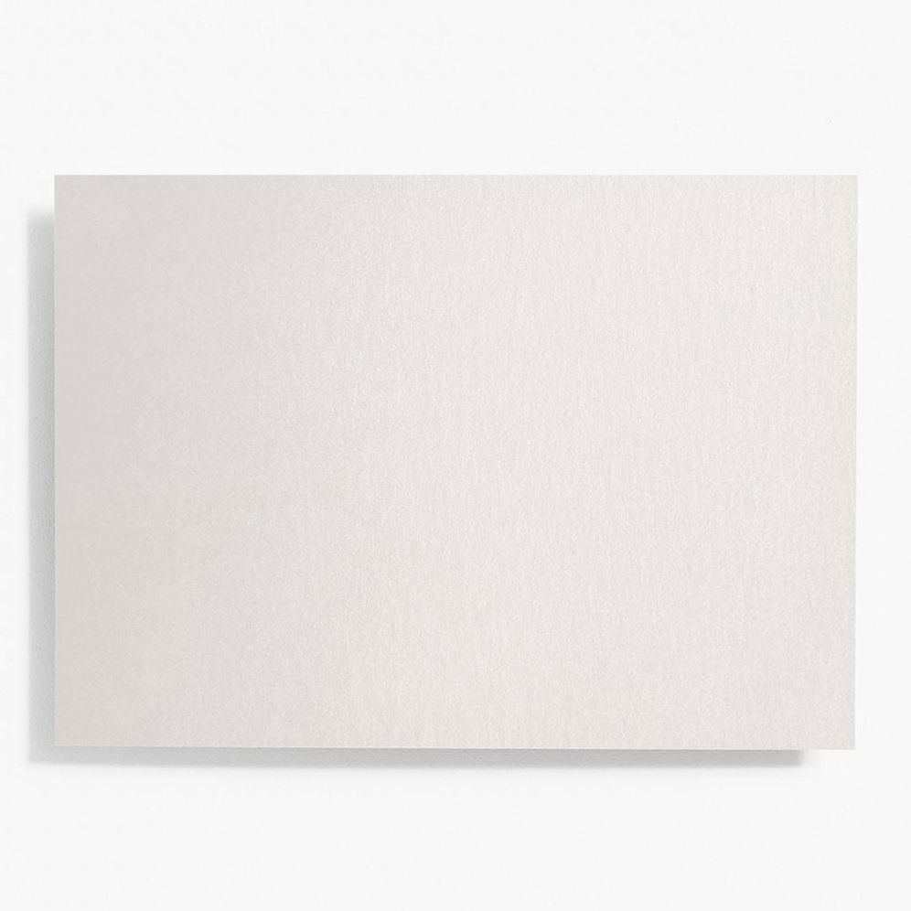 A7 Shimmer Silver Note Cards | Paper Source