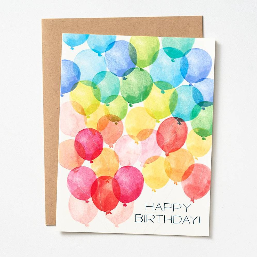 Birthday Balloons Supersized Card | Paper Source