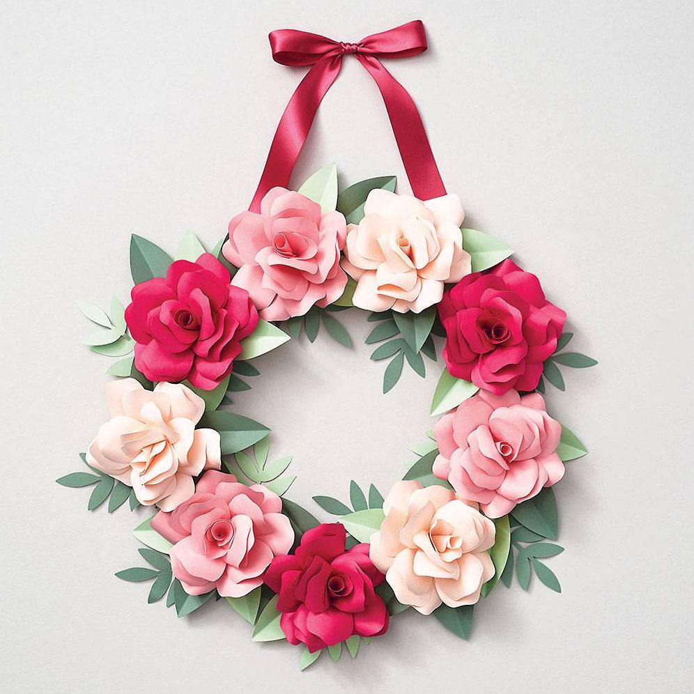 Flourishing Roses Wreath Kit | Paper Source