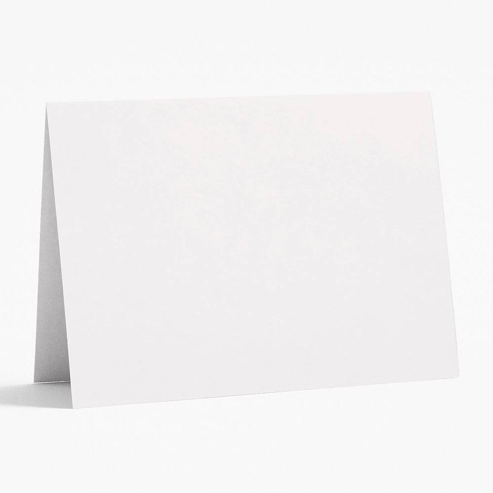 A6 Eco White Folded Cards | Paper Source
