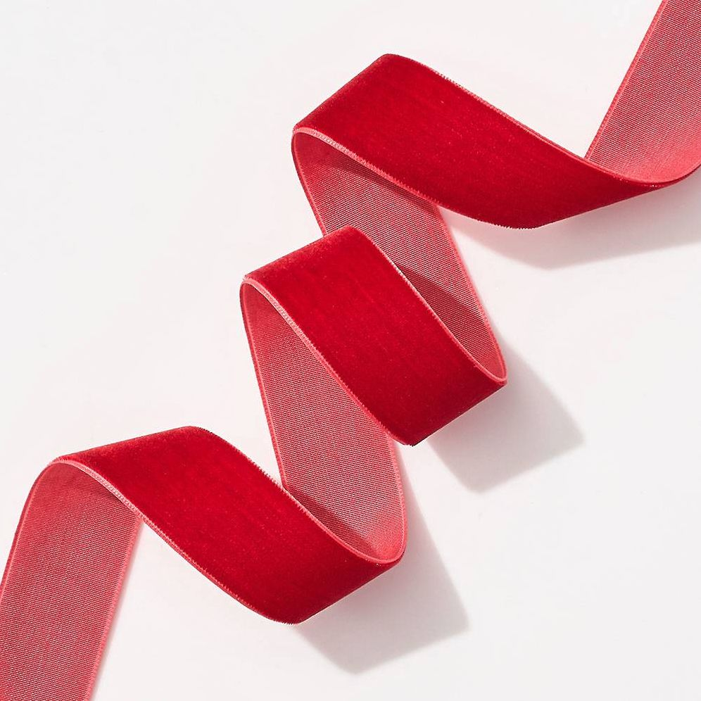 Velvet Red Ribbon 1" 5YD | Paper Source