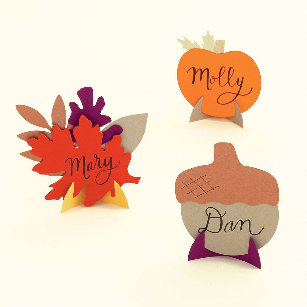 Thanksgiving Icon Placecards | Paper Source