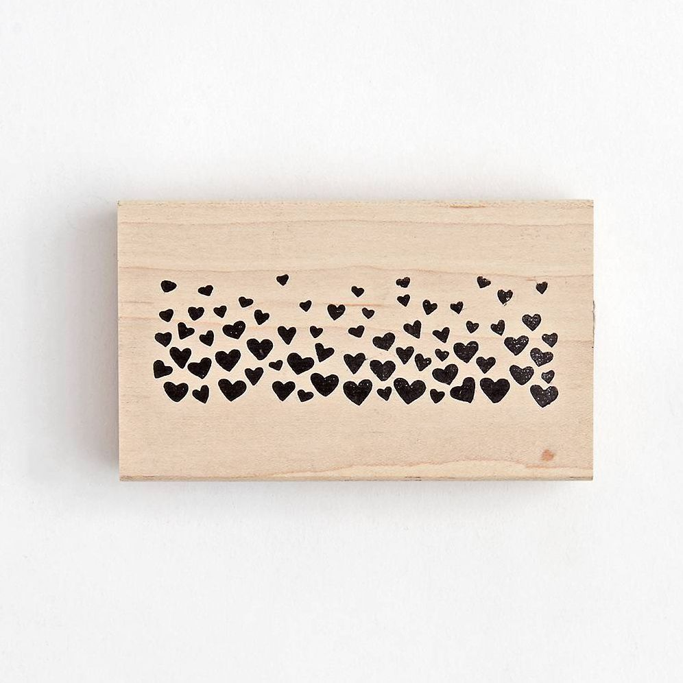 Heart Confetti Stamp | Paper Source