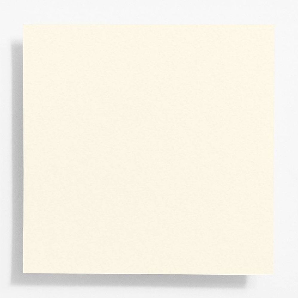 5" Square Luxe White Enclosure Cards | Paper Source
