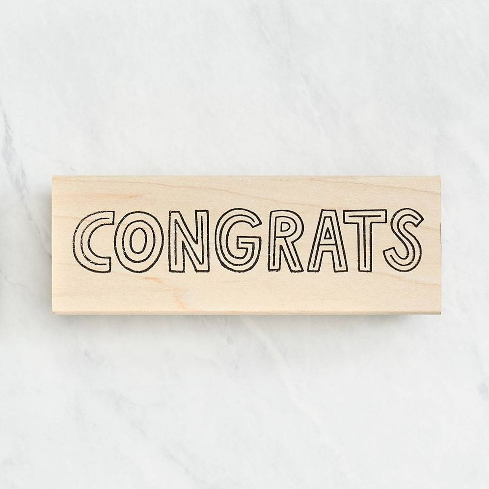 Congrats Stamp | Paper Source