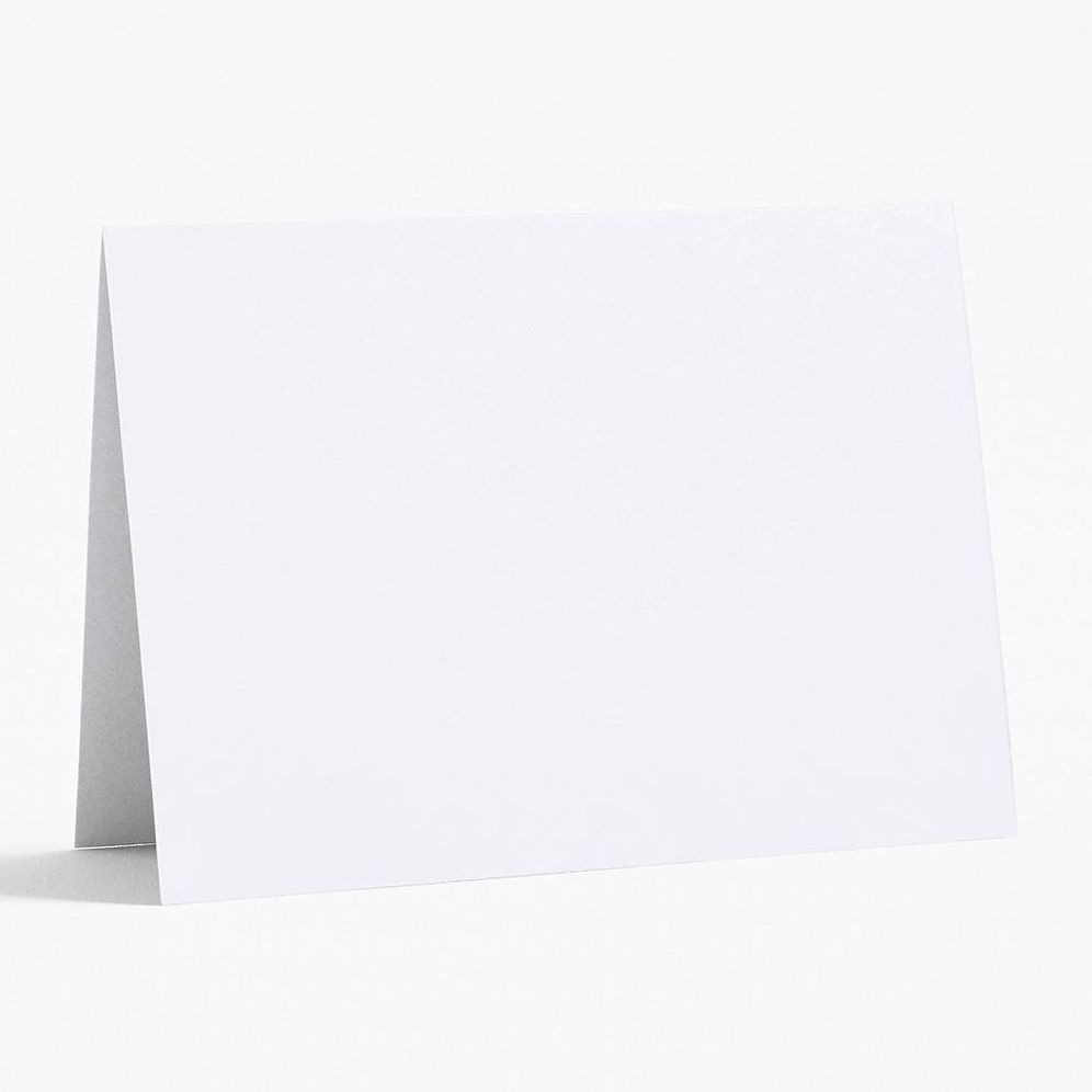 Pure White A6 Folded Cards | Paper Source