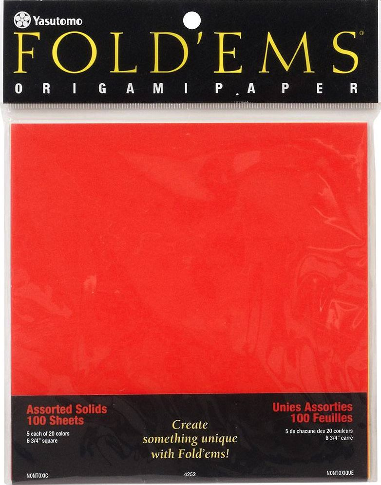 Assorted Solid Origami Papers | Paper Source