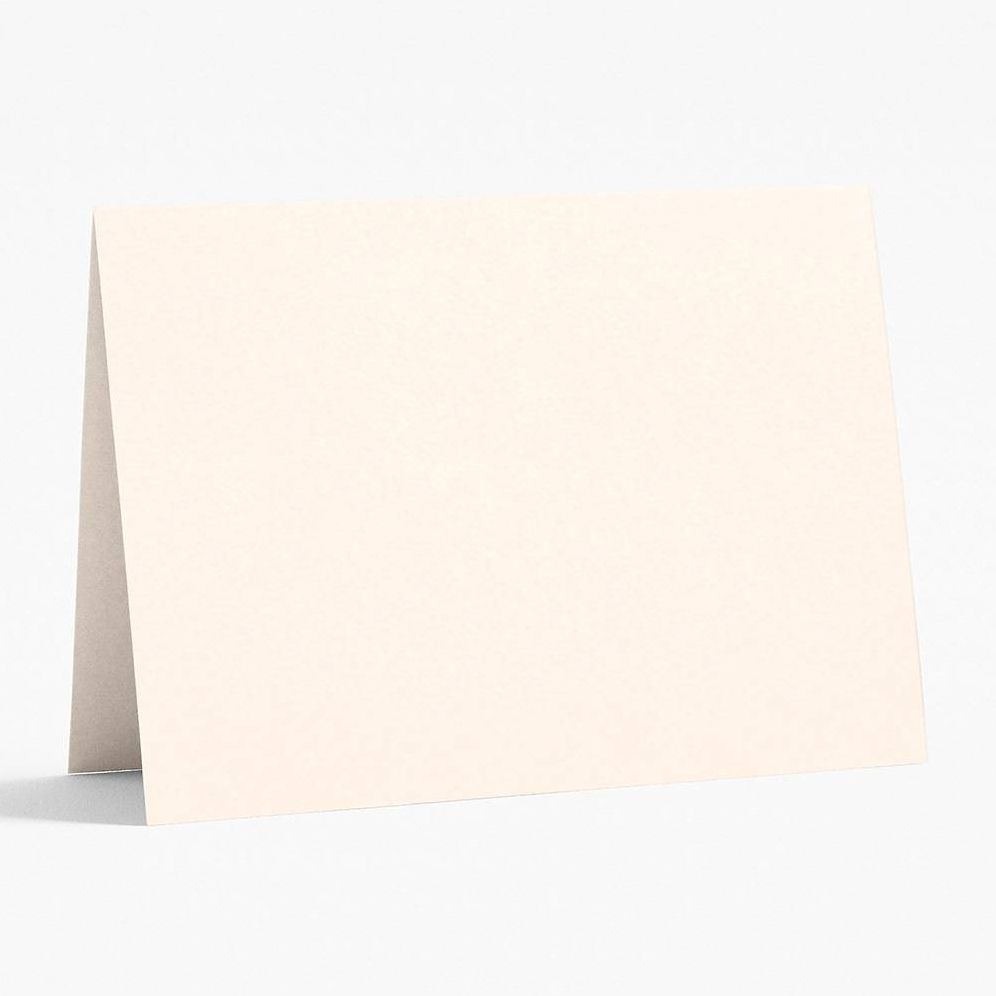A6 Luxe Cream Folded Cards | Paper Source