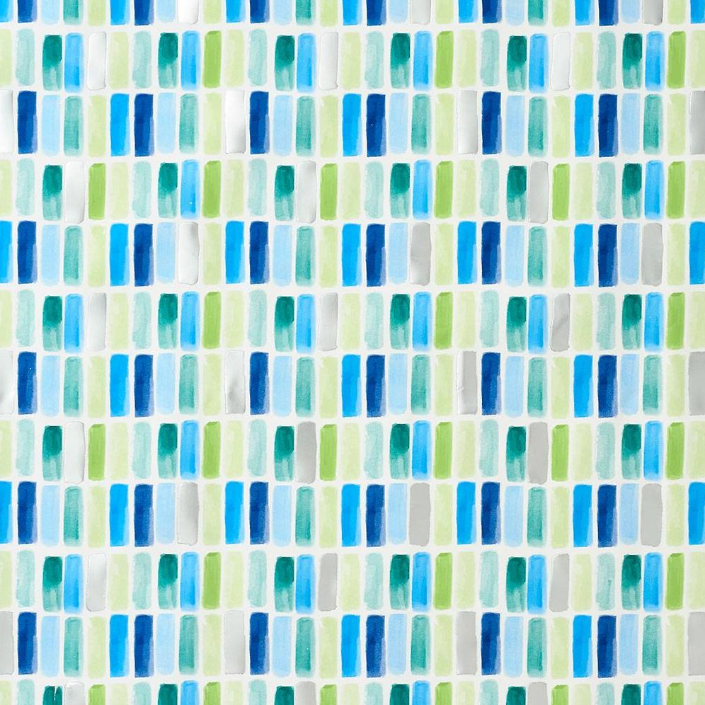 Blue & Green Tile Stone Wrapping Paper | Paper Source