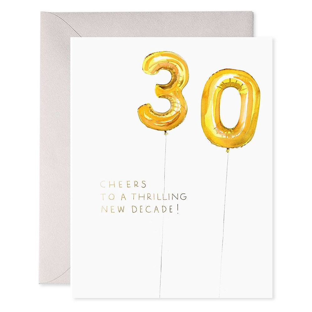 30 Balloons Birthday Card | Paper Source