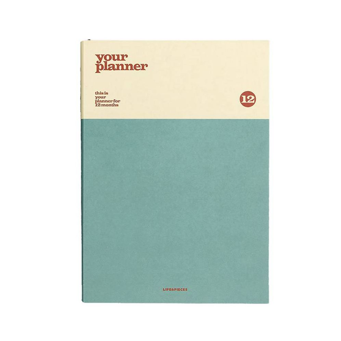 Blue Undated 12 Month Your Planner | Paper Source