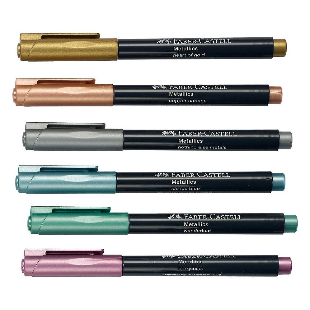 Faber Castell Creative Studio Metallic Markers | Paper Source
