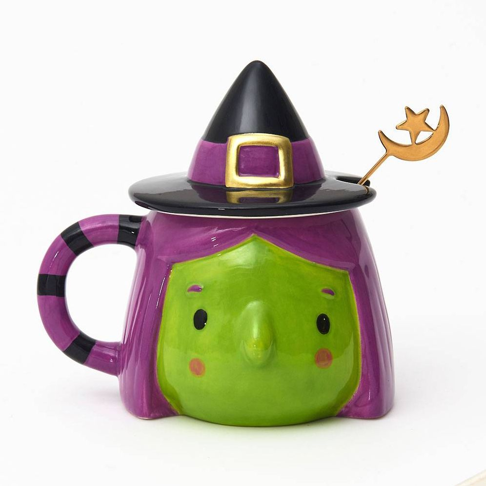 Witch Ceramic Lidded Mug | Paper Source