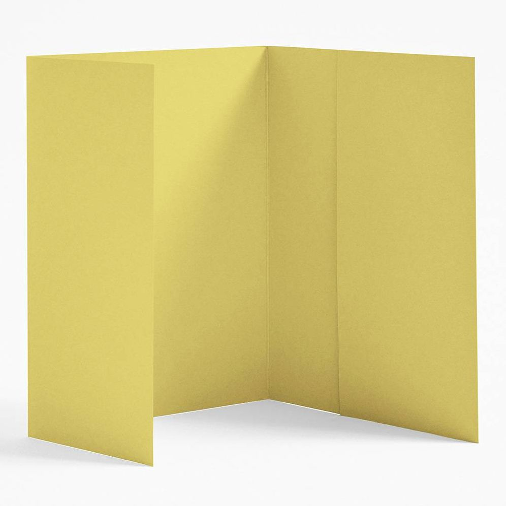A7 Chartreuse Folder Enclosures | Paper Source