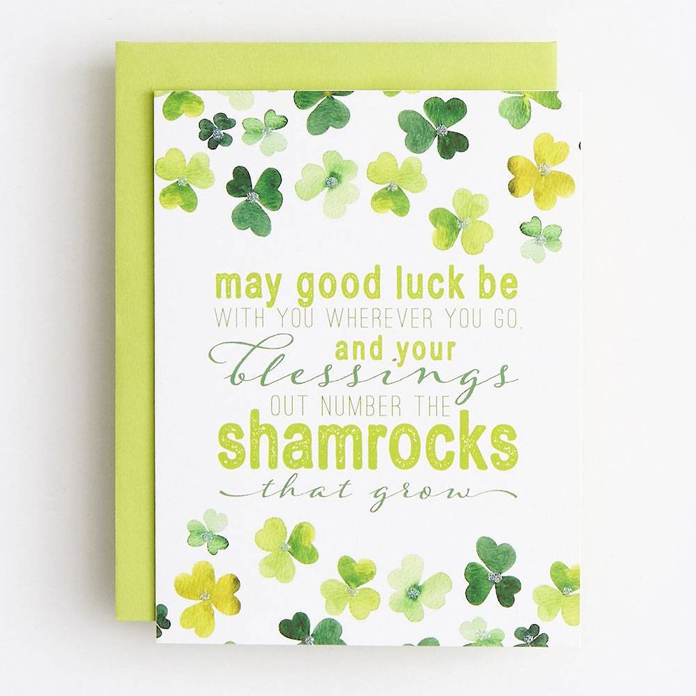 Good Luck St Patrick's Day Card | Paper Source