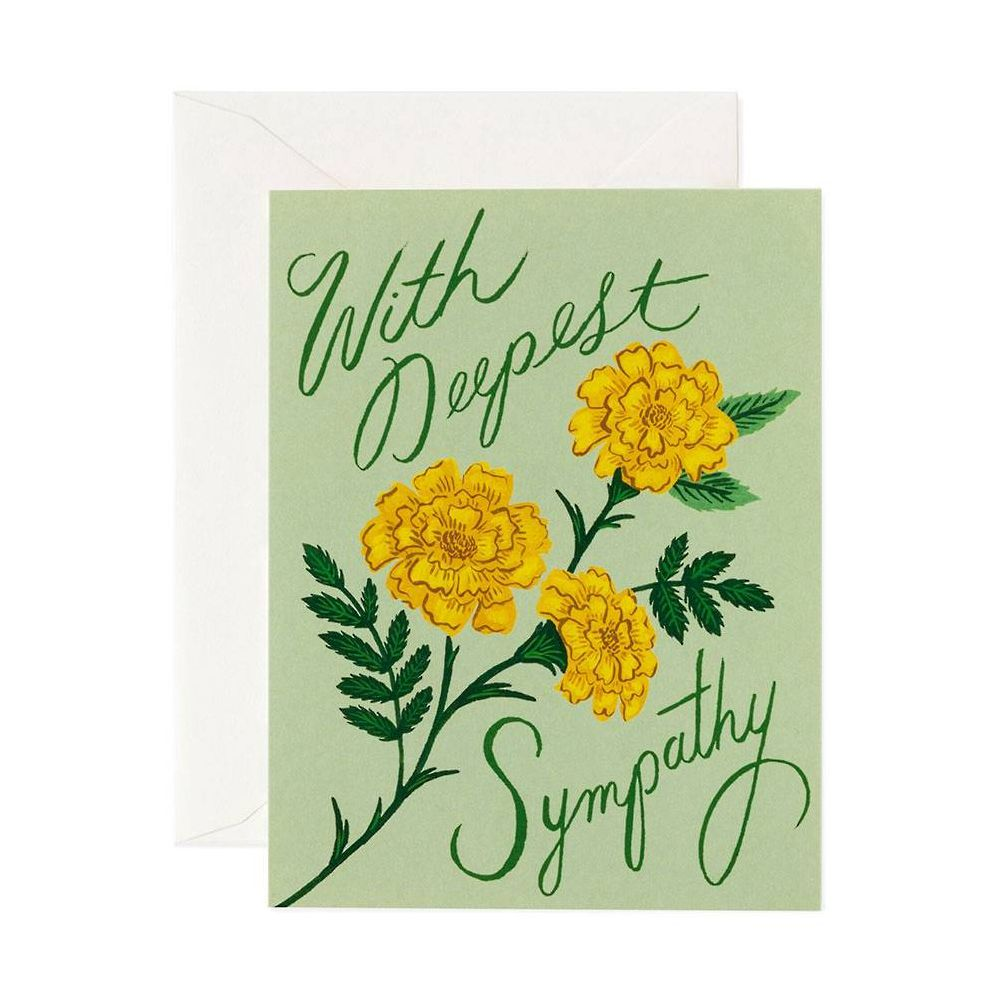 Carnations Deepest Sympathy Card | Paper Source