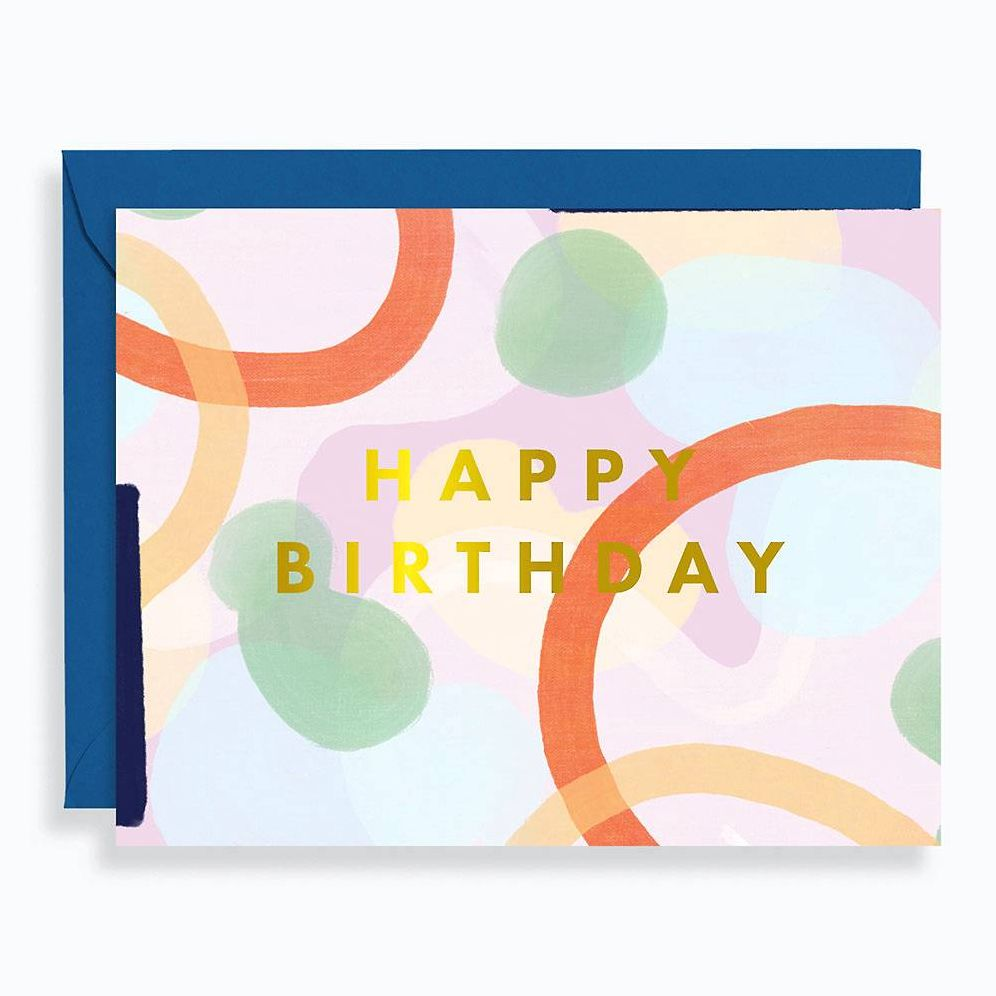 Colorful Abstract Birthday Card | Paper Source
