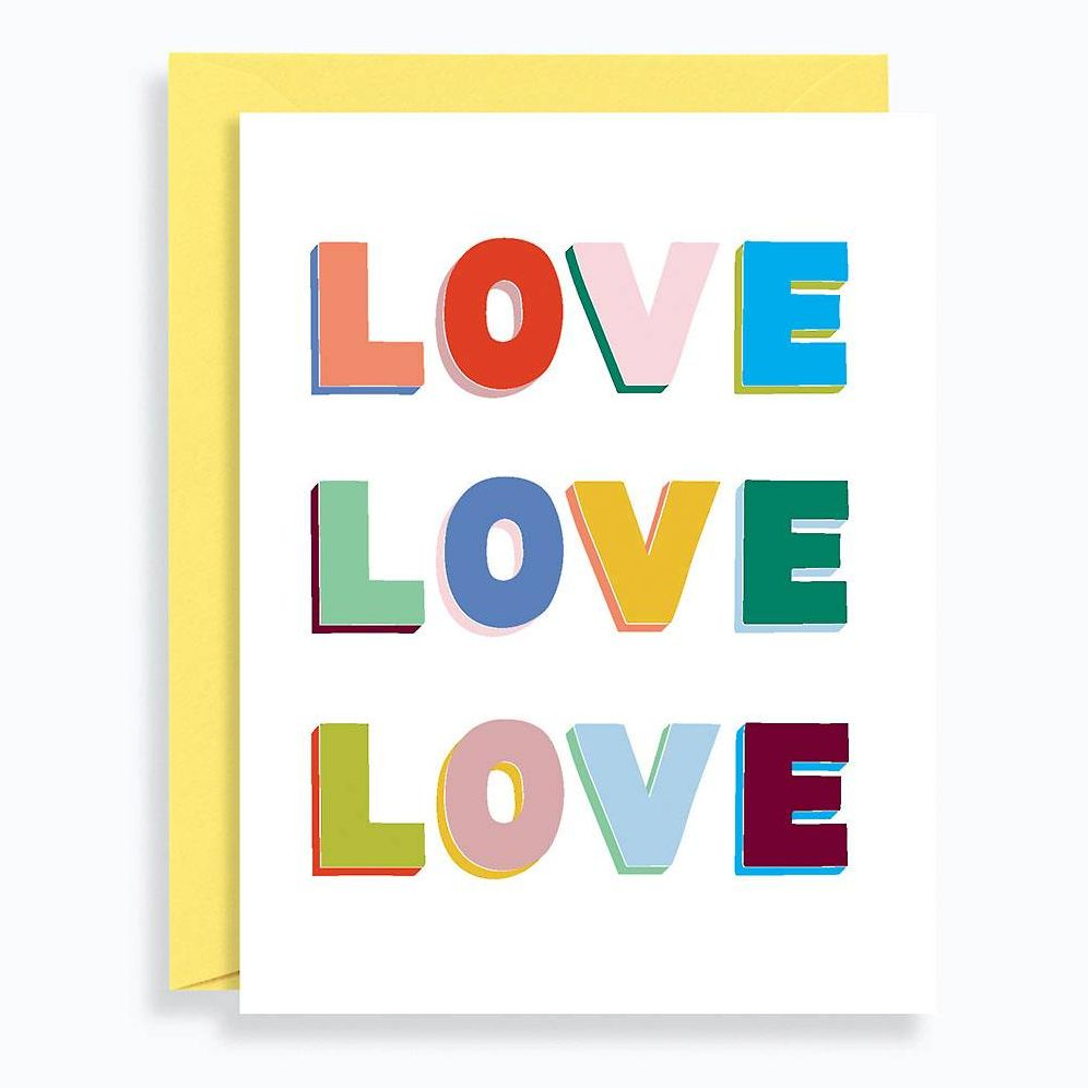 Colorful Love Card | Paper Source