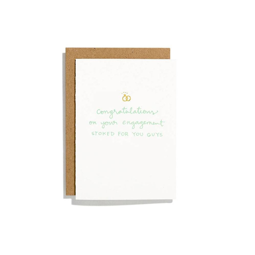 Stoked For You Engagement Card | Paper Source