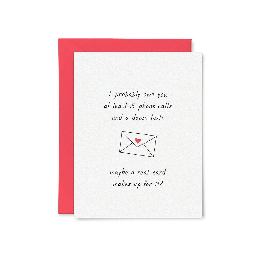 I Owe You Greeting Card | Paper Source