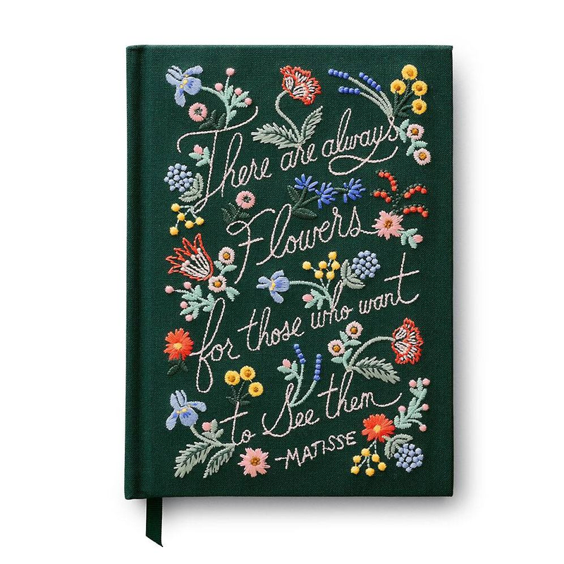 Rifle Paper Co. Matisse Embroidered Journal | Paper Source