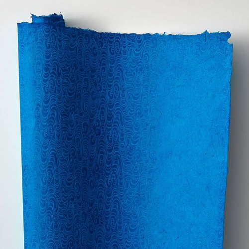 Blue Swirl Handmade Paper | Paper Source