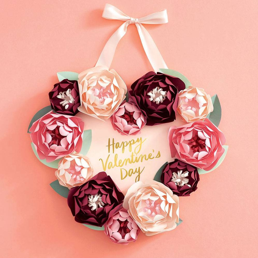 Valentine's Day Heart Wreath Kit | Paper Source