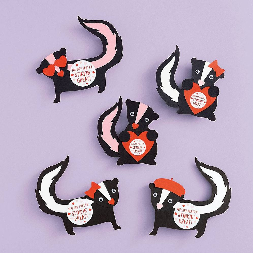 Skunk Valentine Card Kit | Paper Source