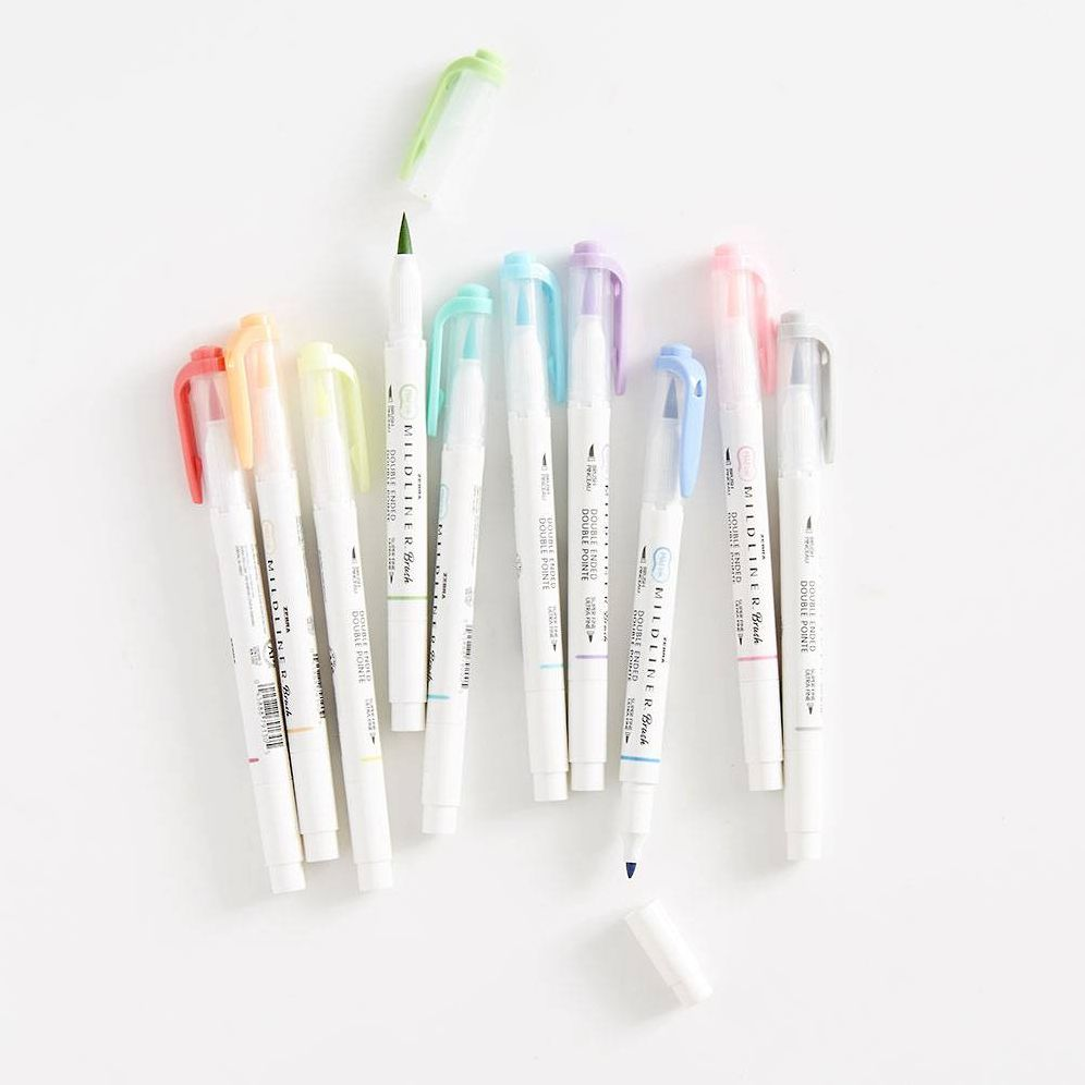 Mildliner Brush Set of 10 | Paper Source