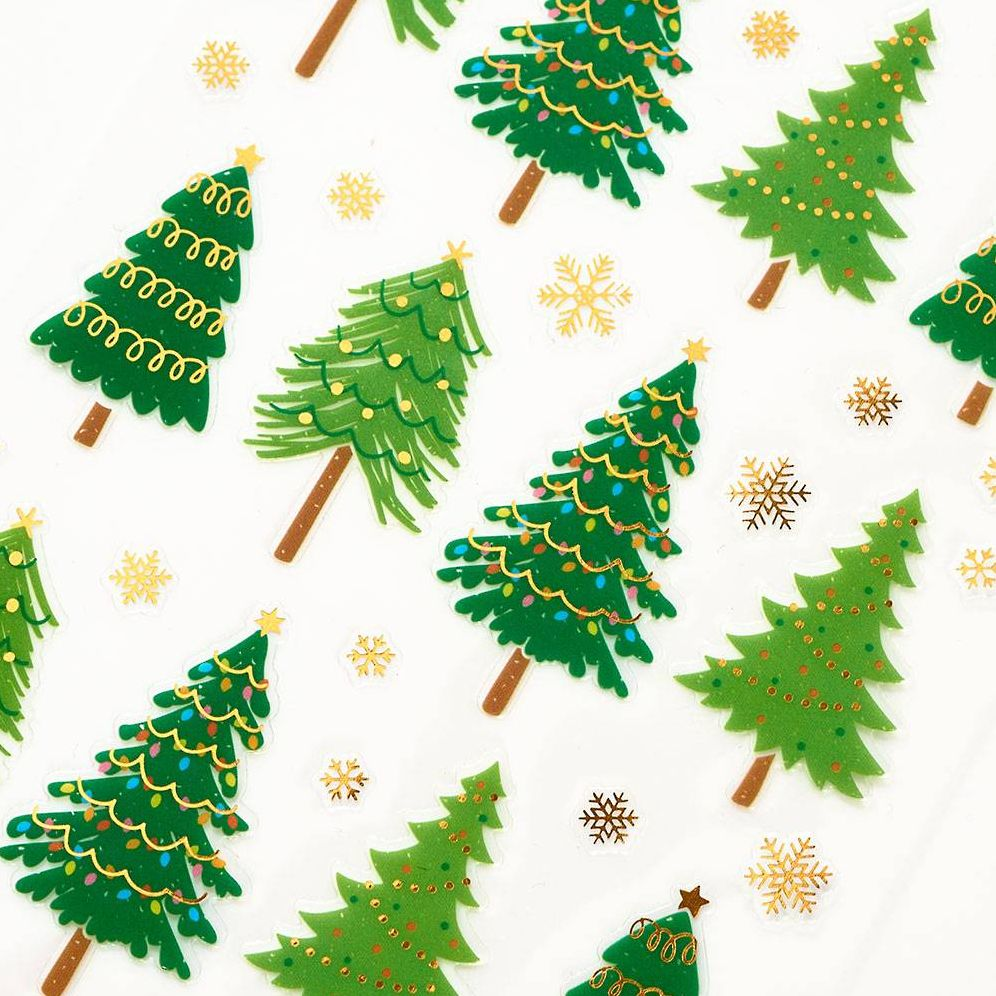 Christmas Tree Stickers | Paper Source