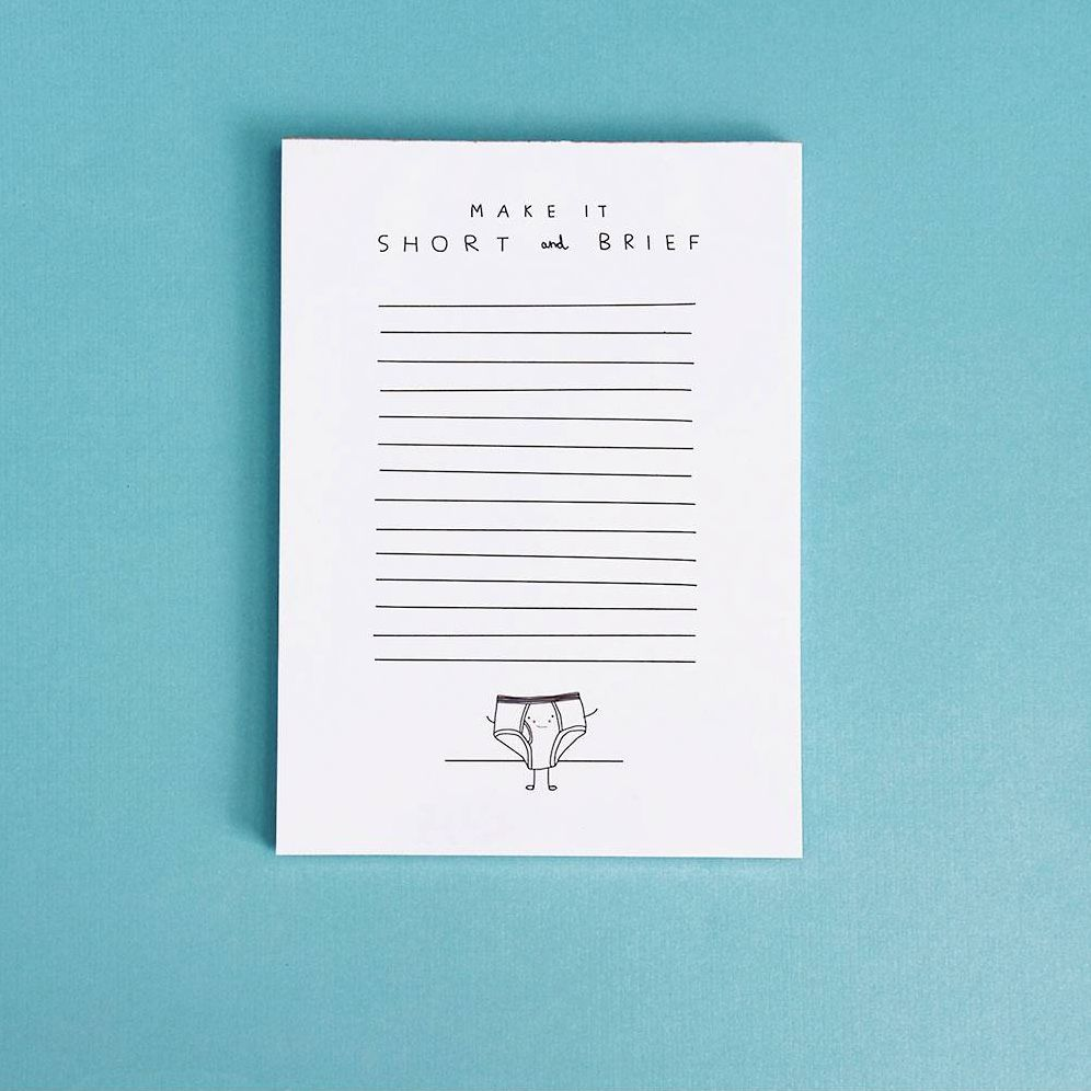 Short & Brief Notepad | Paper Source