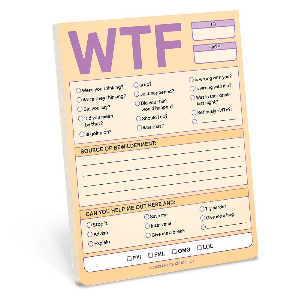 WTF Pad Knock Knock Nifty Notes | Paper Source
