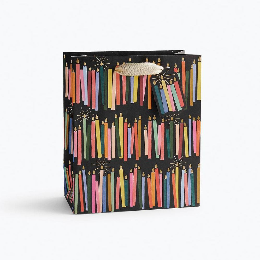 Rifle Paper Co. Birthday Candles Medium Gift Bag | Paper Source