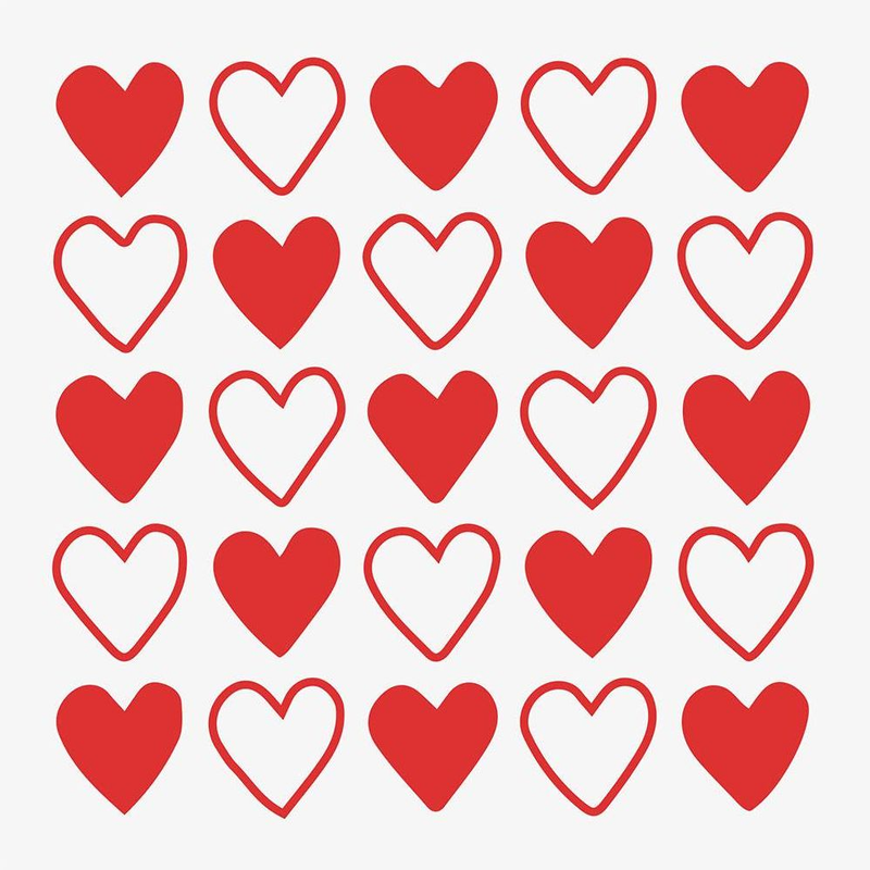 Heart Pattern Stamp | Paper Source