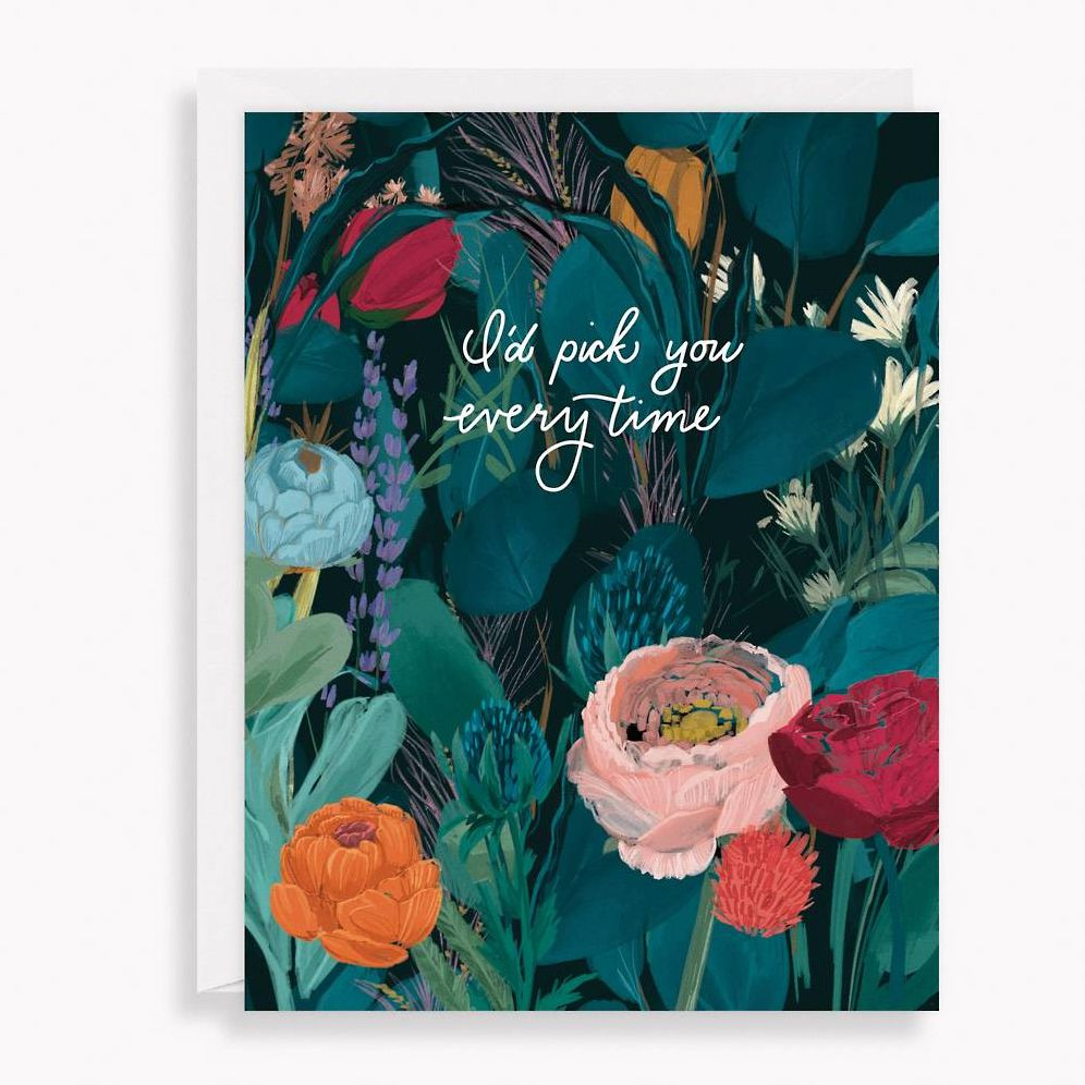 Pick You Every Time Anniversary Card | Paper Source